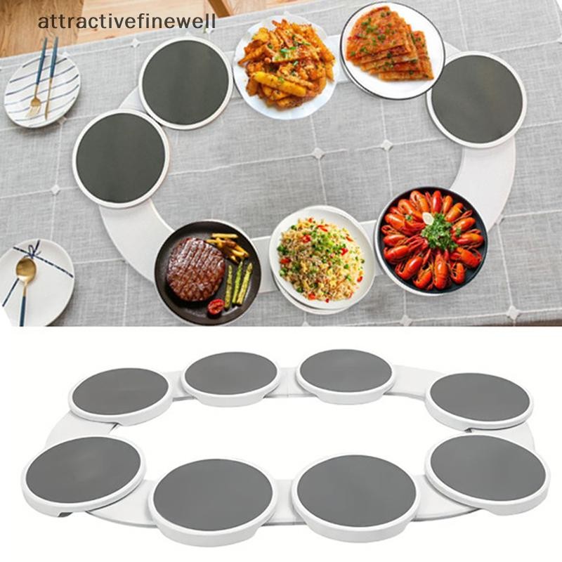 [attractivefinewell] Rotating Dining Table Tray Non Skid Lazy Susan ...