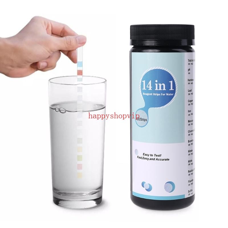 HSV 100pcs 14 in 1 Drinking Water Test Kit Sensitivity Test Strips ...