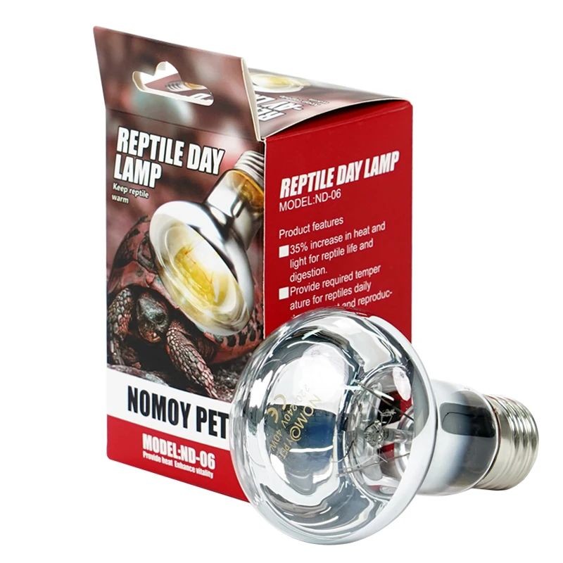 40W/60W Full Spectrum Reptile Lamp UVA+UVB Turtle Basking UV Light ...