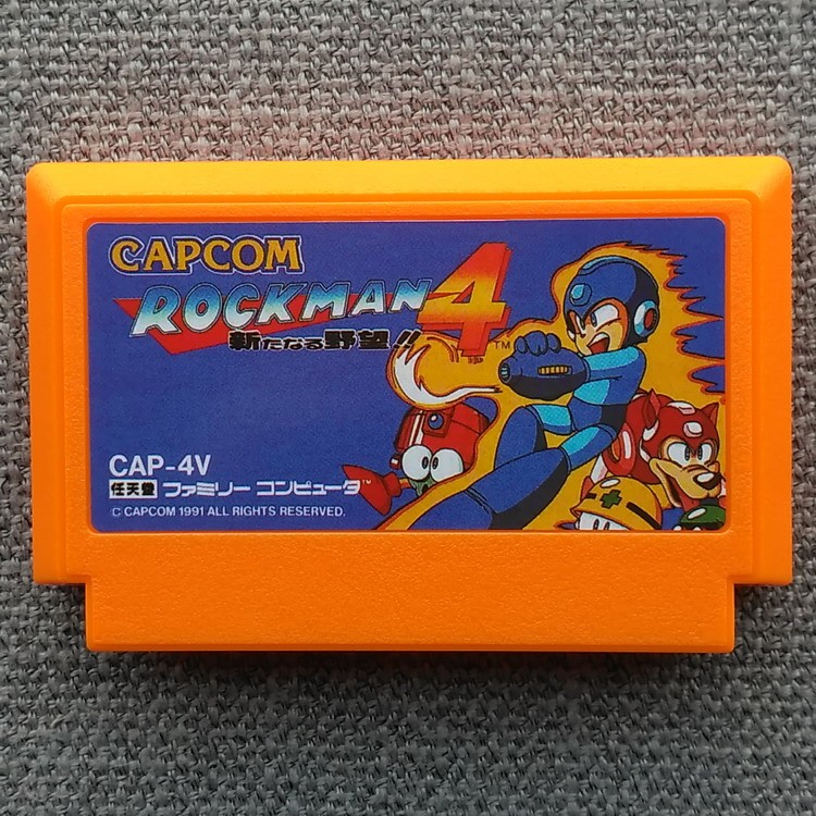 Fc Red White Console Game Card 4 Rockman 4 | Shopee Philippines