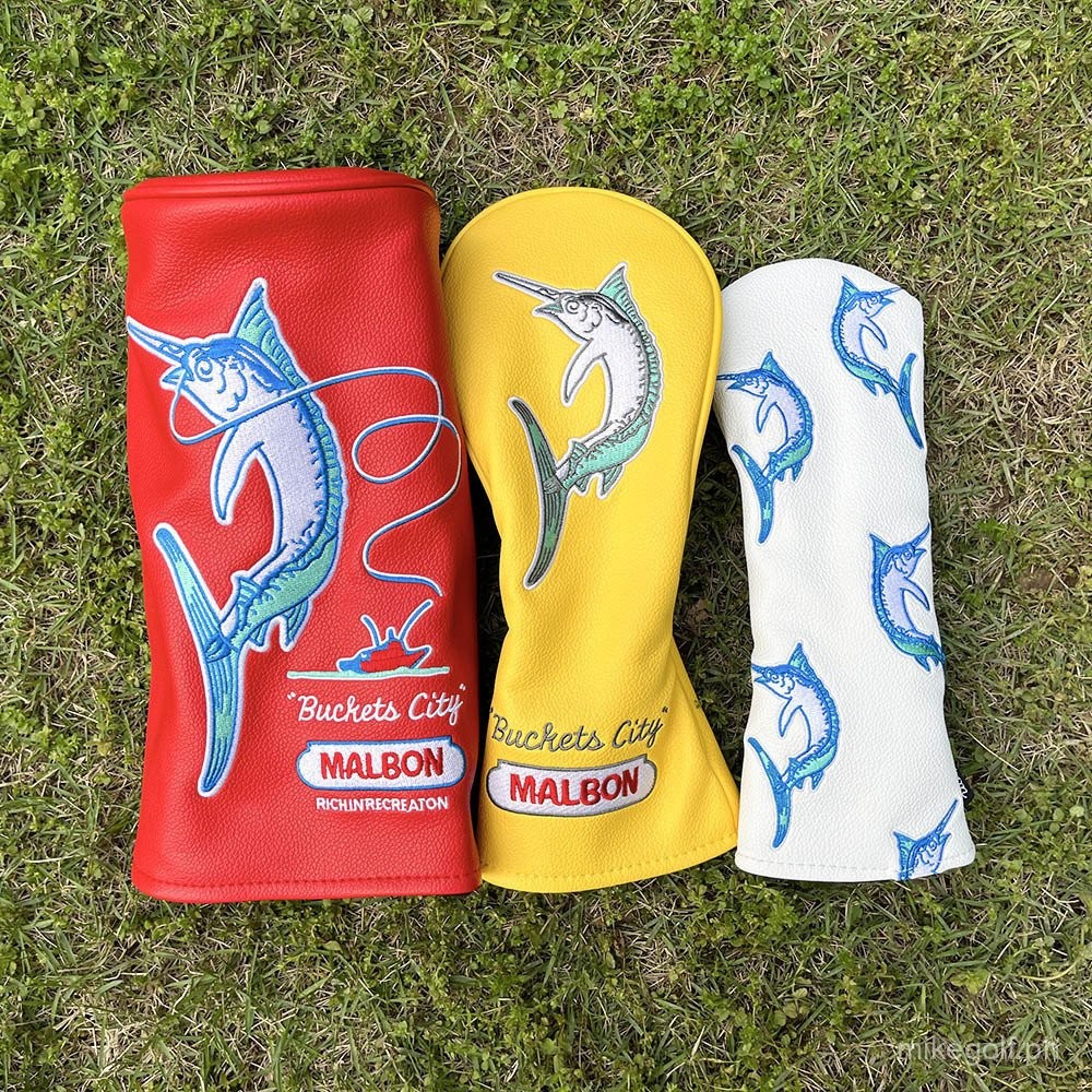 Golf Club Sleeve Marben Swordfish Bucket Hat Rod Head Cover No. 1 ...