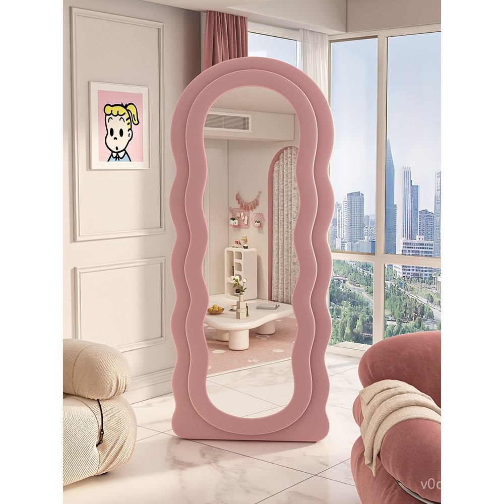 Full-Length Mirror Internet Celebrity ins Style Floor Mirror Home High ...
