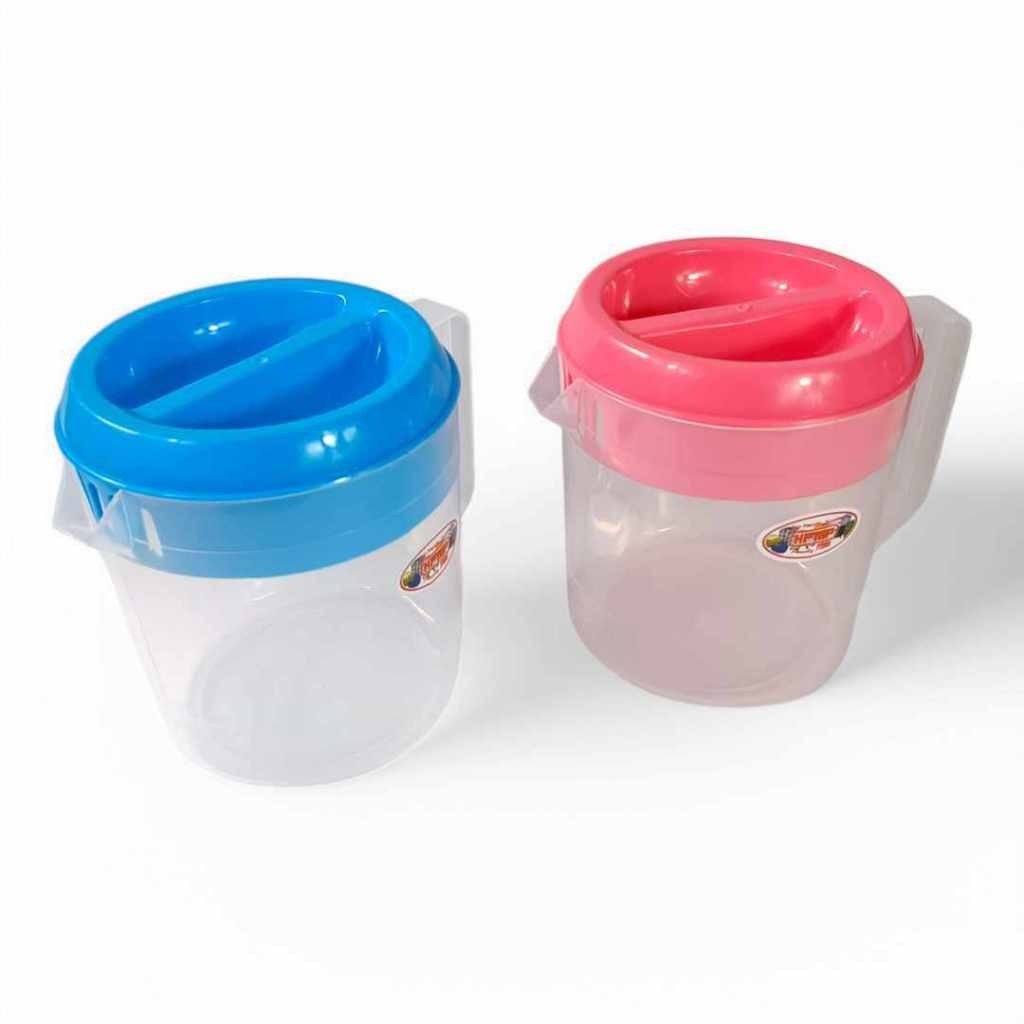 DVDeals Plastic 1-Liter Water Pitcher Clear Jug Container Pitchel ...
