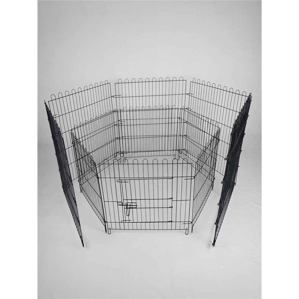 Pet Dog Fence Barrier Teddy Golden Retriever Poodle Dog Cage Foldable ...