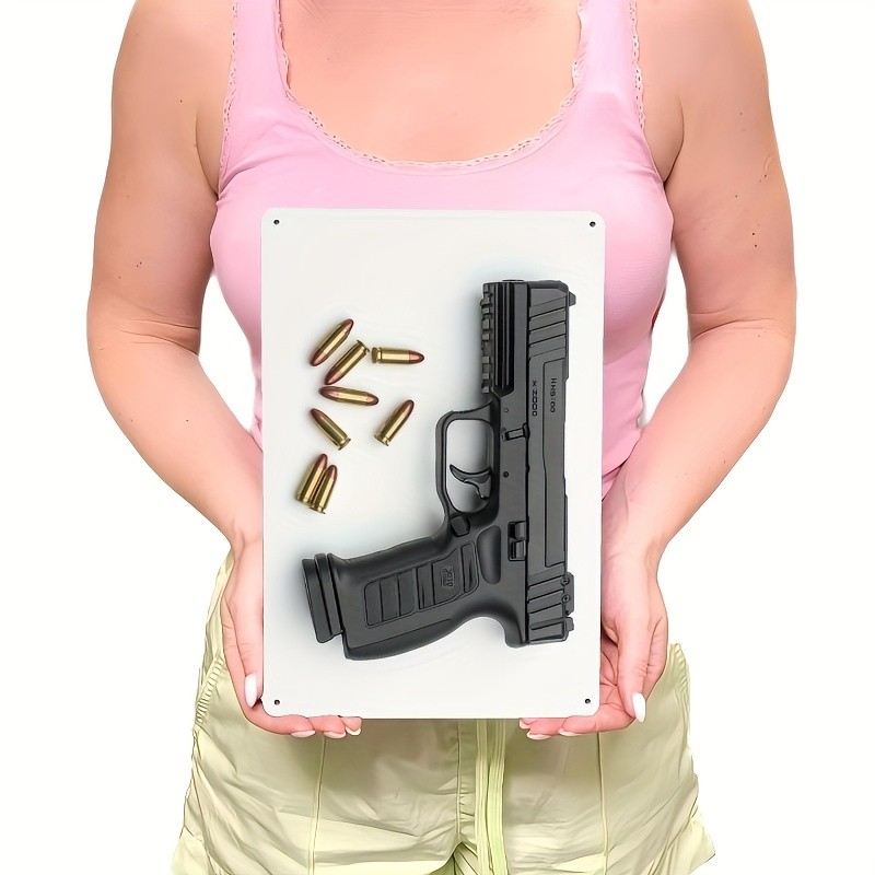 1pc Realistic Black Glock 9mm Metal Model Pistol Replica with Bullets ...