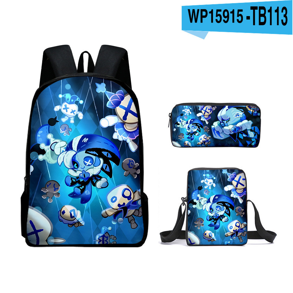 3in1 Shadow Milk Cookie Backpack Student Crossbody Bag Pencil Case ...