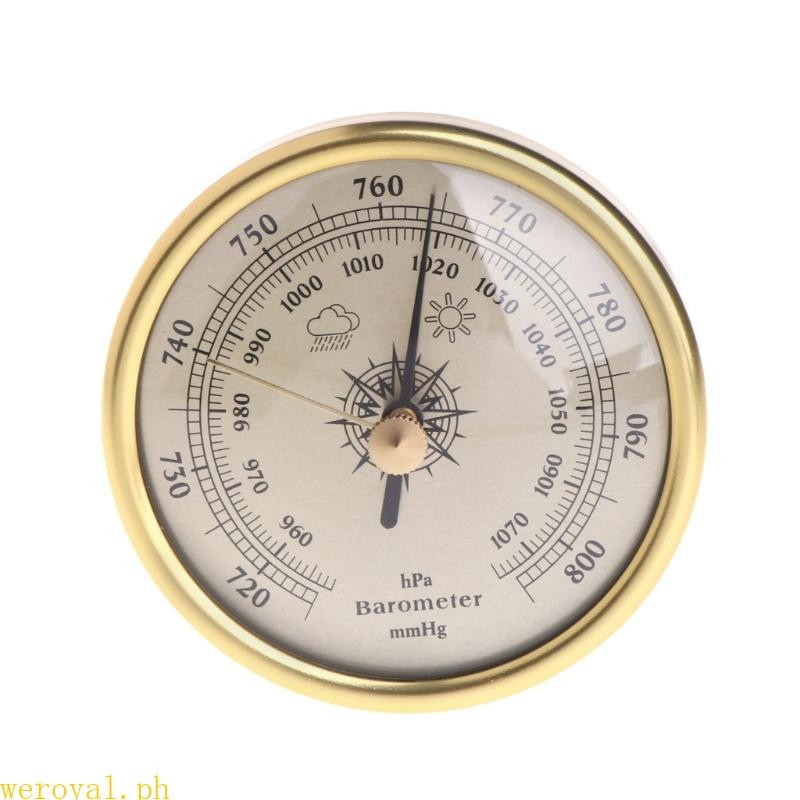 weroyal Alarm Clock Barometer Hygrometer Indoor Outdoor | Shopee ...