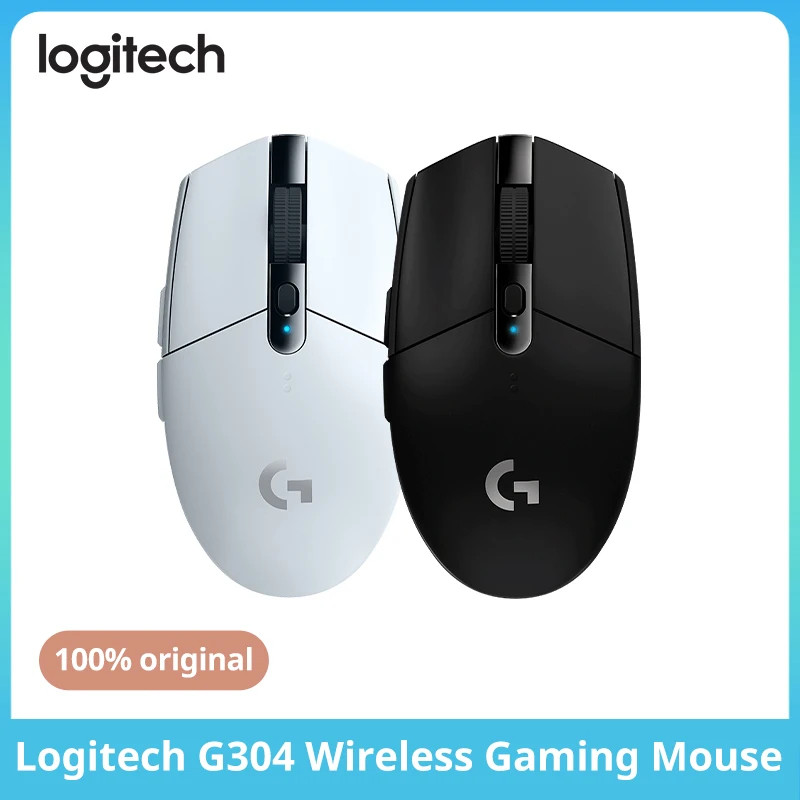 Logitech G304 Lightspeed Wireless Gaming Mouse 6 Programmable Buttons ...