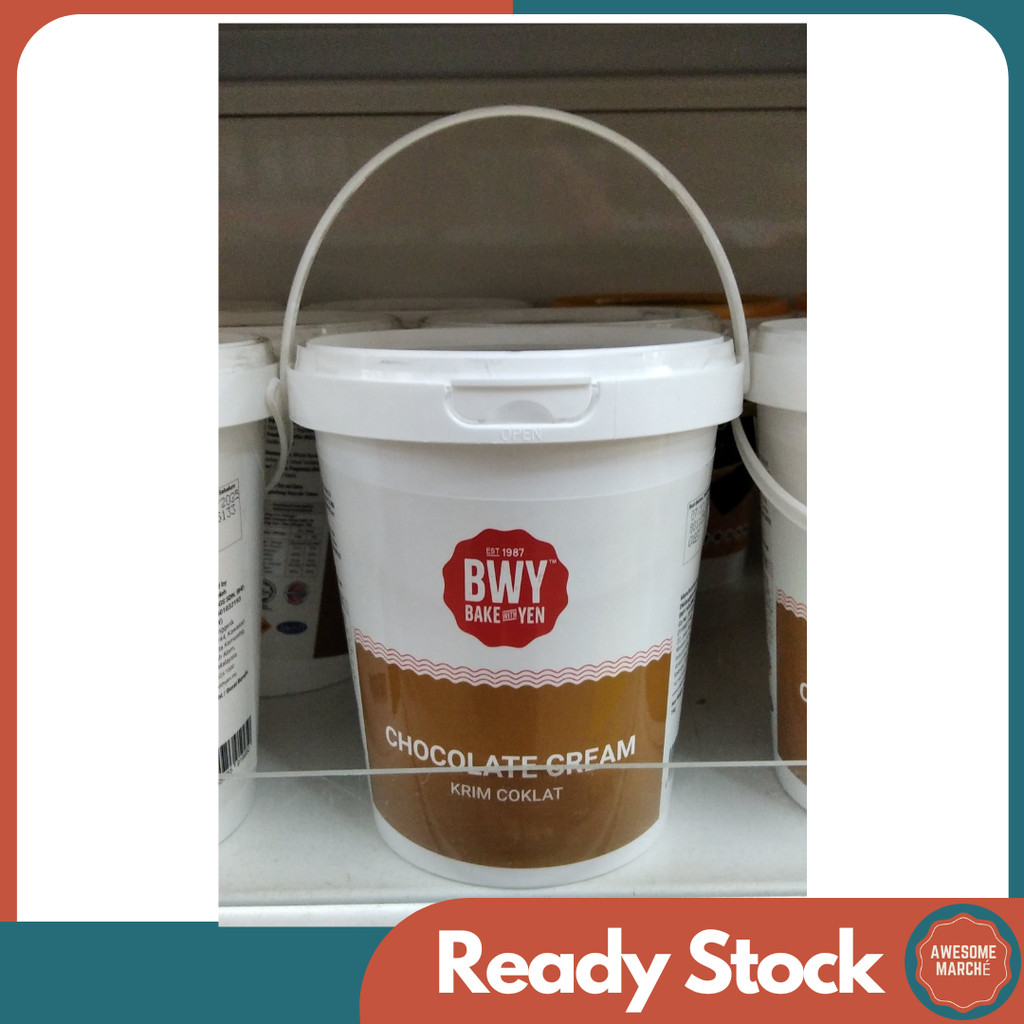 BWY Chocolate Cream 1kg by Bake with yen EXP 09/2026 | Shopee Philippines