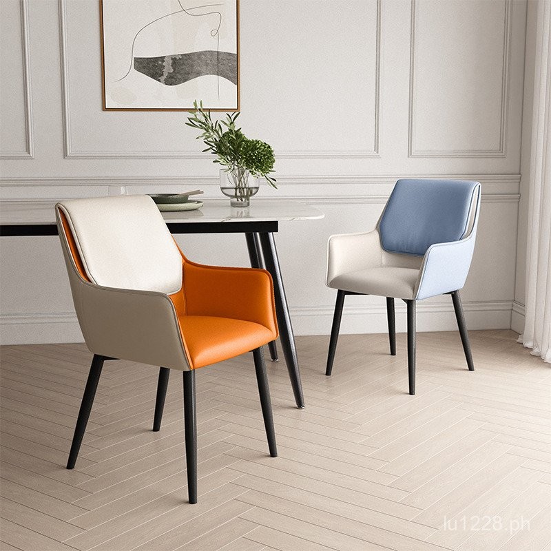 Chair Nordic Modern Minimalist Dining Chair Restaurant Iron Desk Chair ...