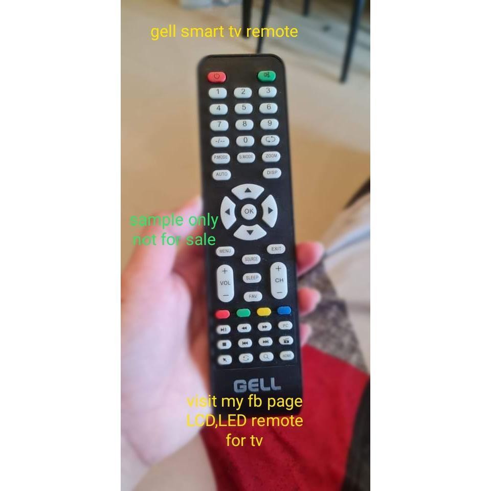 gell smart TV remote 100% that works on your TV | Shopee Philippines