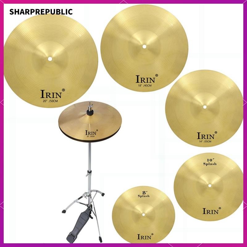 [Sharprepublic] Brass Alloy Drum Set Crash Hat Cymbals for Drum Player ...