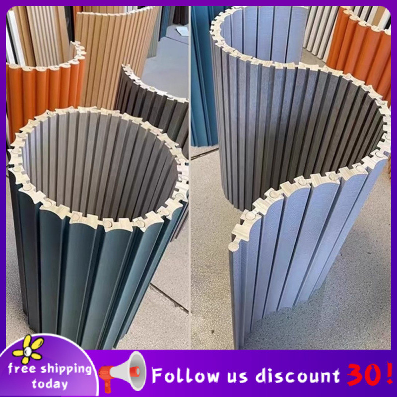 Se7ven Rotary grille curved wall grille solid wood grille mesh red ...
