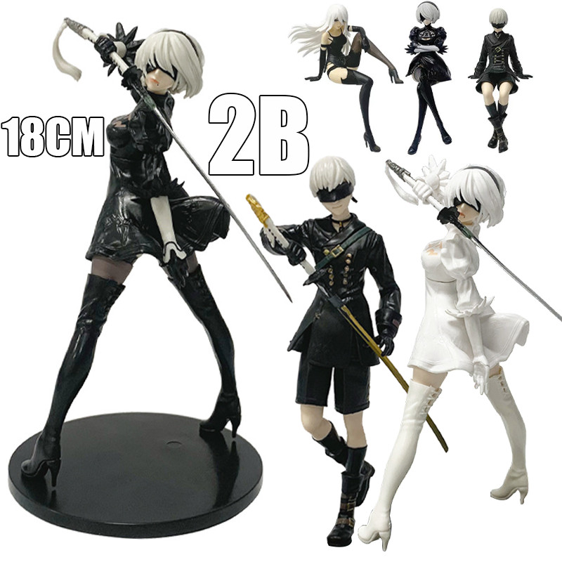 2B NieR:Automata Action Figure YoRHa No. 9 Type S 18CM YoRHa No. 2 Type ...