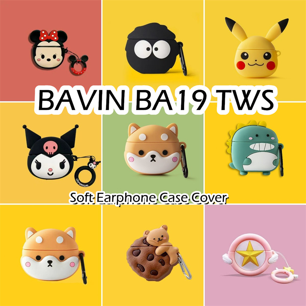 READY STOCK! For BAVIN BA19 TWS Case Interesting Cartoon Cookie Bear ...