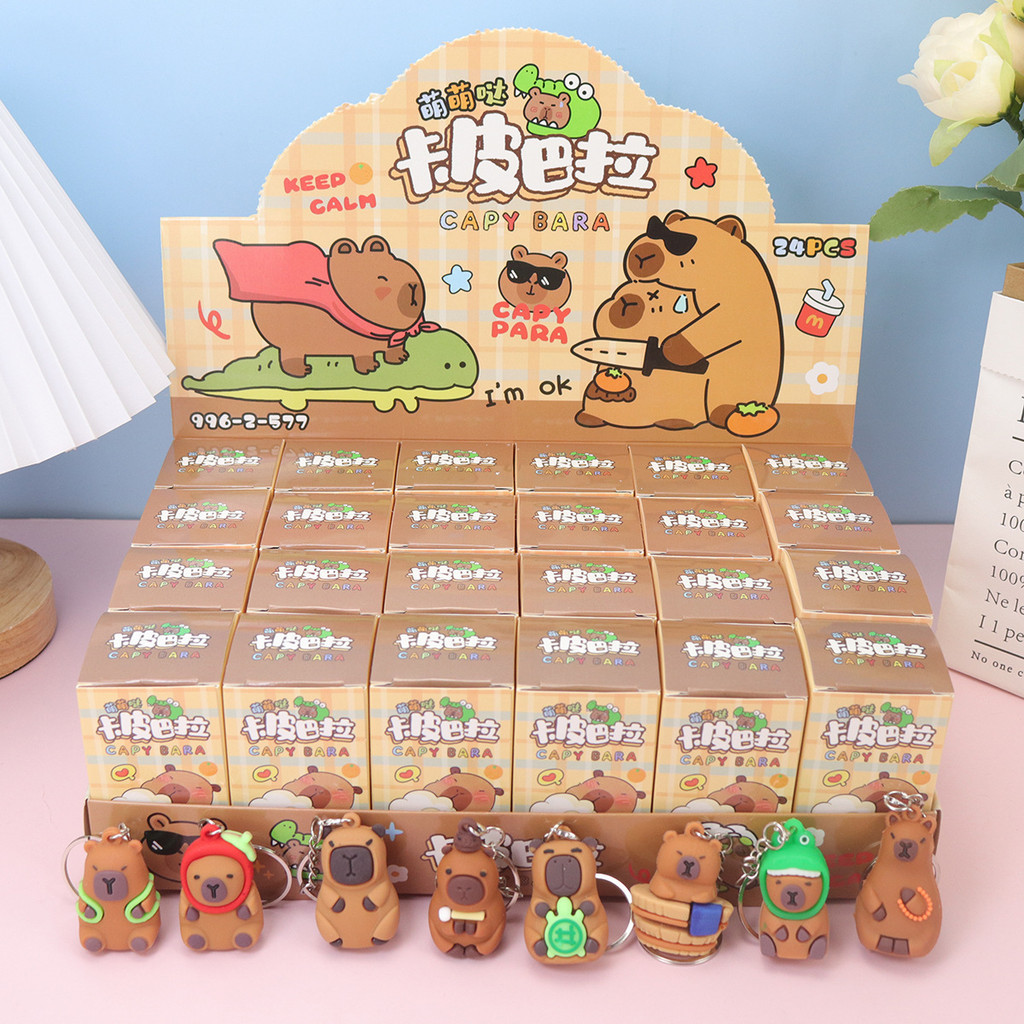 New Capybara Blind Box Doll Key Chain Doll Key Chain | Shopee Philippines