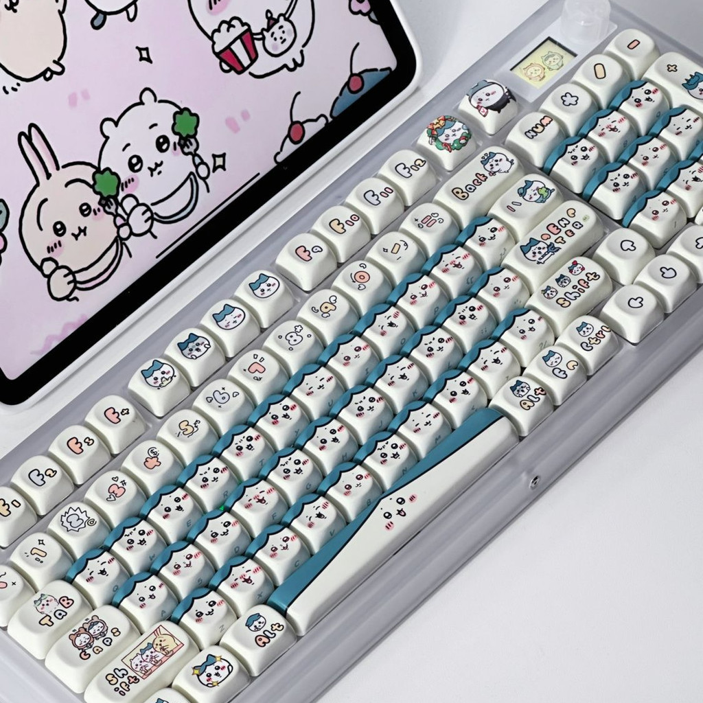 Hachiware Keycap Chiikawa Usagi MOA Profile PBT Five-side Dye ...