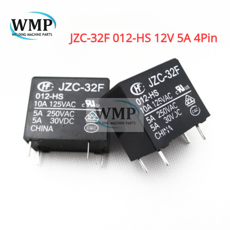 5Pcs Original HF Relay JZC-32F 012-HS 12V 5A 4Pin New | Shopee Philippines