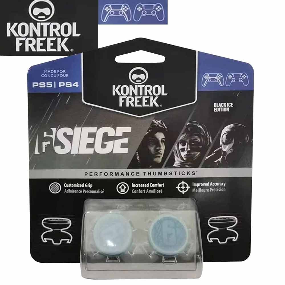 KontrolFreek Rainbow Six Siege: Black Ice Performance Thumbsticks ...