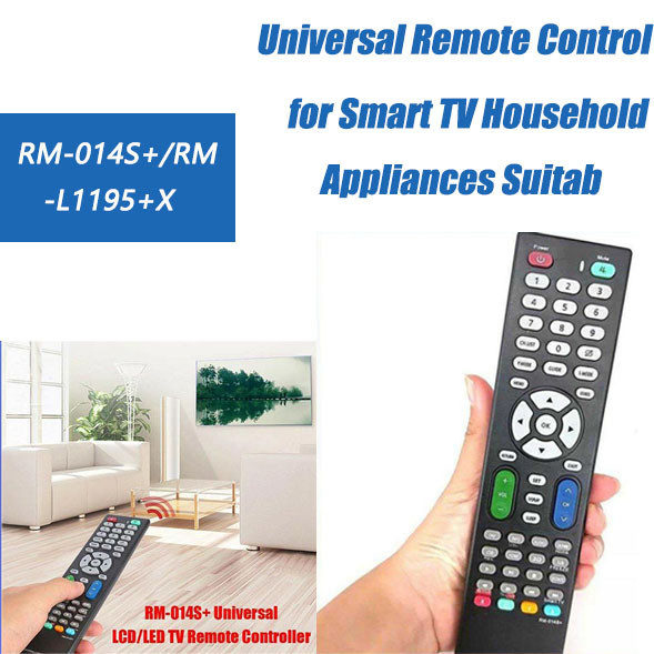 RM-014S+/RM-L1195+X Remote Control Universal Remote Control for Smart TV Household Appliances ...