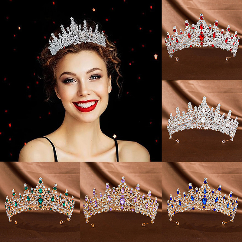 FCPH Princess Crown Tiaras Headdress Prom Birthday Party Bridal Crown ...