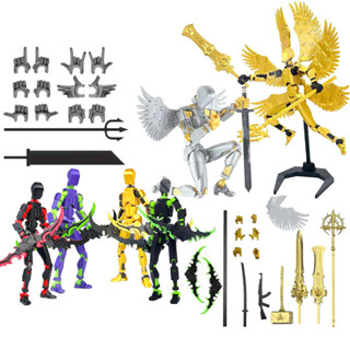 New Goods 3D Printing Lucky 13 Action Figure T13 Devil Golden Wing ...
