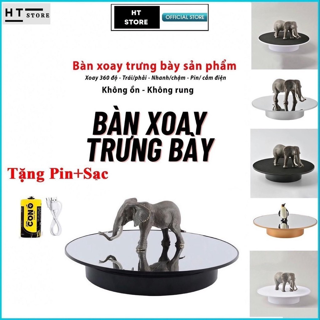 Rotate BASE.360 PRODUCT DISPLAY ROTARY TABLE With USB Port. Livestream ...