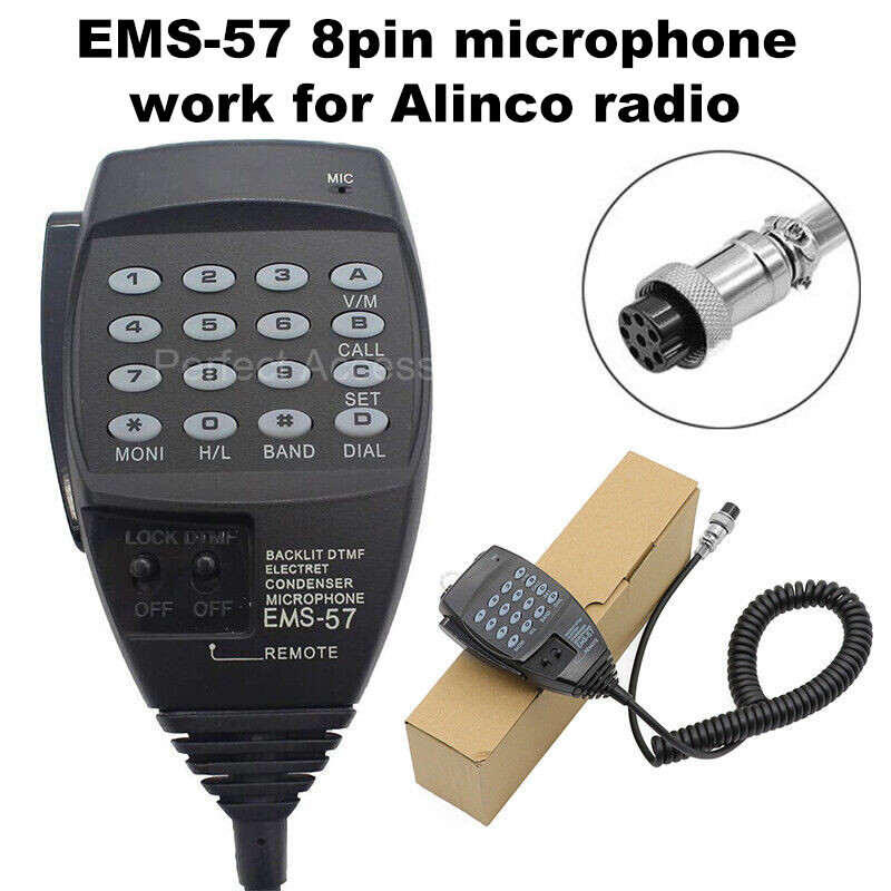 EMS-57 DTMF 8Pin Mic For Alinco DR-03T DR-06T DR-235 DR-635E DR-425E Radio | Shopee Philippines