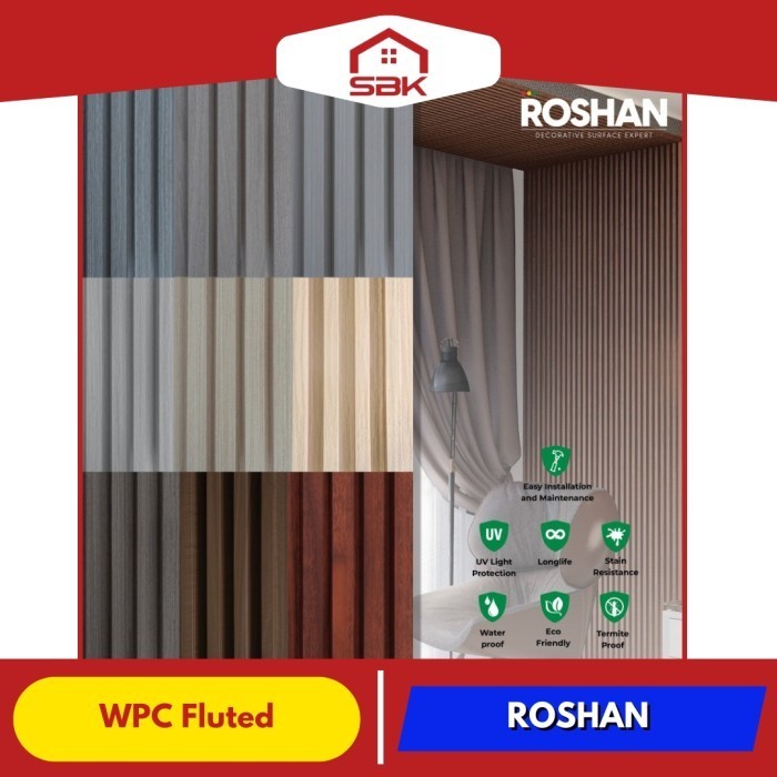 Wall Decor | WPC Roshan Flux Wall Panel 2900x160MM | Shopee Philippines