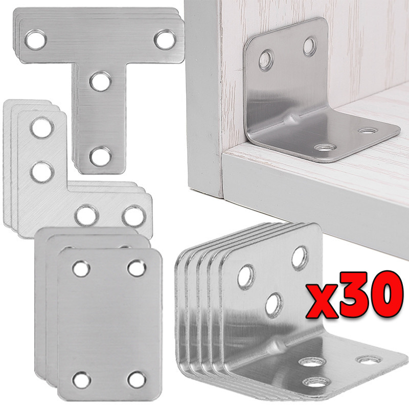 Universal Stainless Steel Angle Bracket/Furniture Corner Fastener ...