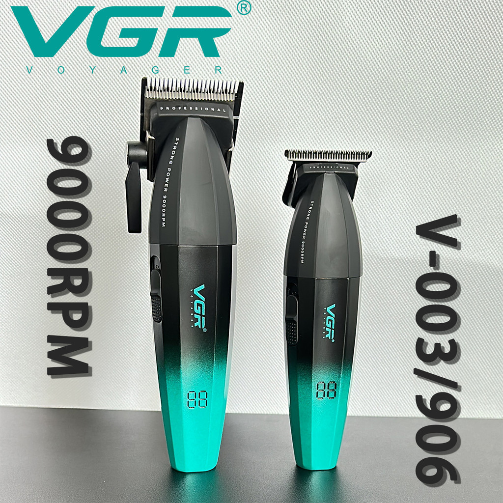 VGR V003 V906 Professional Barber 9000RPM Motor Electric Push Hair Clipper Oil Head Gradient ...