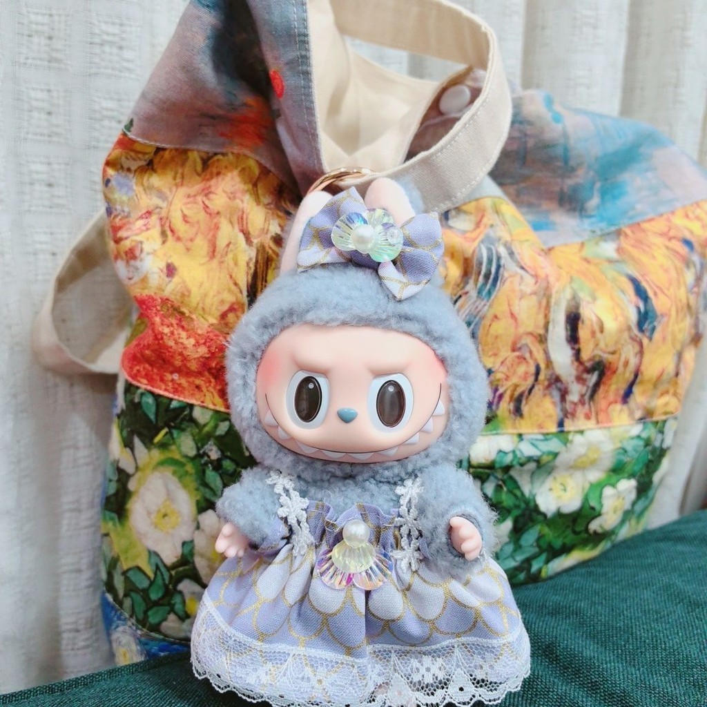 Labubu Vinyl Clothes -Labubu Baby Clothes-Cute Purple Mermaid Princess ...