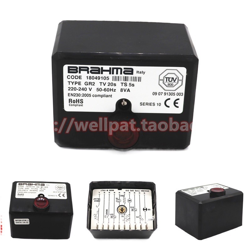 BRAHMA burner controller GR2 TV20S TS5S Brahma program controller CODE ...