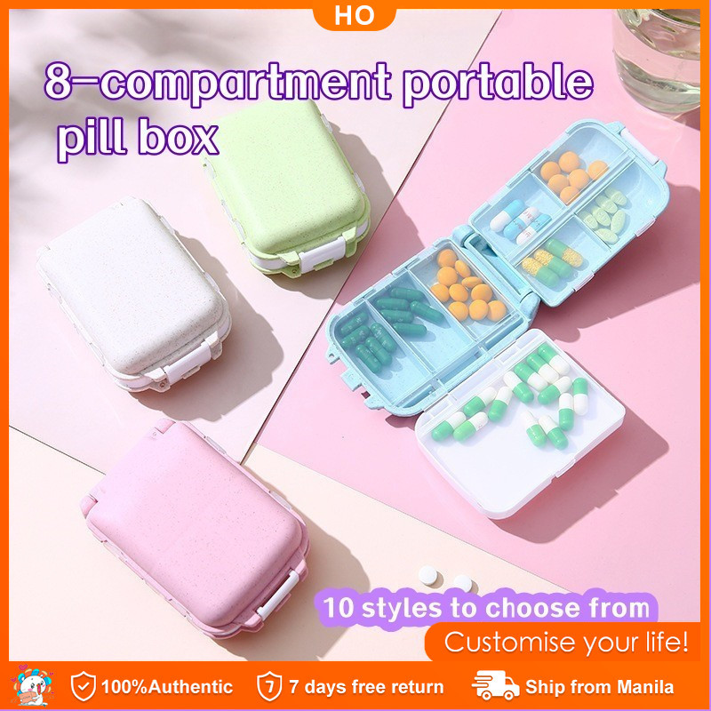 3 Tier Folding Pill Box Mini Organiser Family First Aid Medicine Box ...