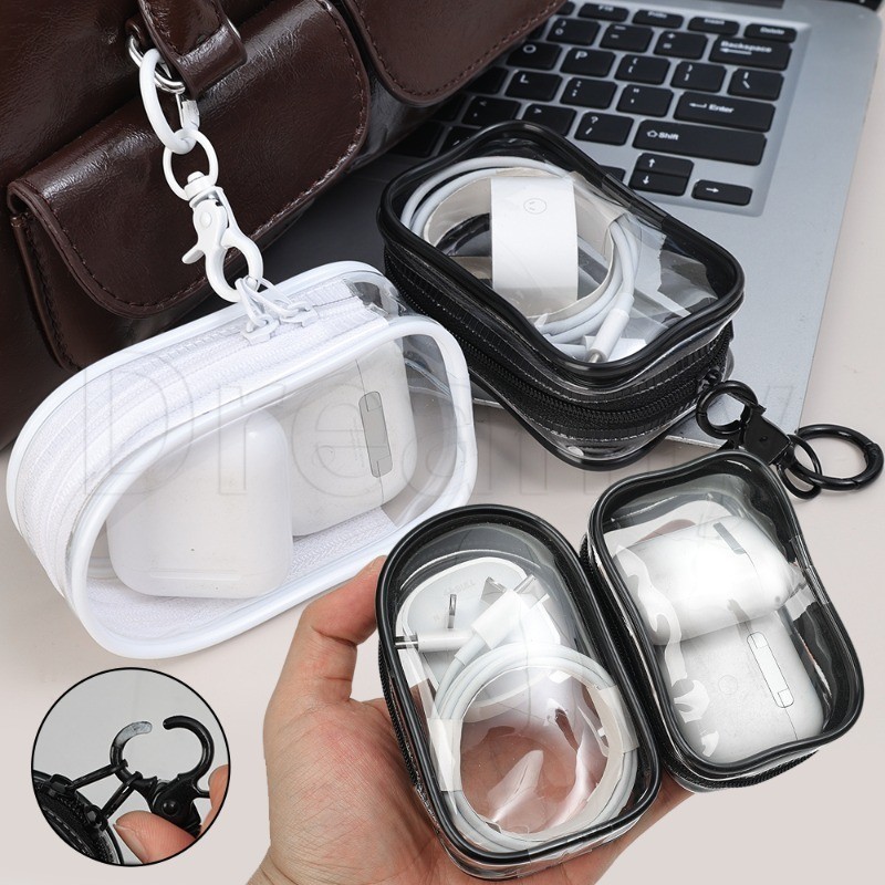 Mini Storage Bag - For Earphone, Jewelry - Transparent, Waterproof ...