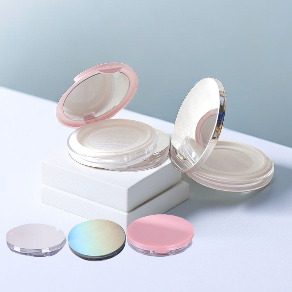 Portable Empty Cosmetic Sifter Loose Jar Container Puff Box Case With ...