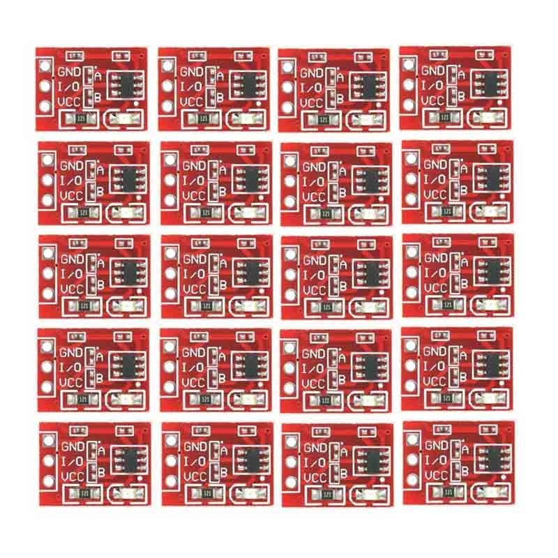 20PCS TTP223 touch button modular self-locking point action capacitor ...