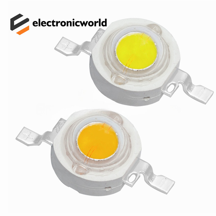 1w High Power LED Lamp Beads White Light Spotlight Lighting Light ...