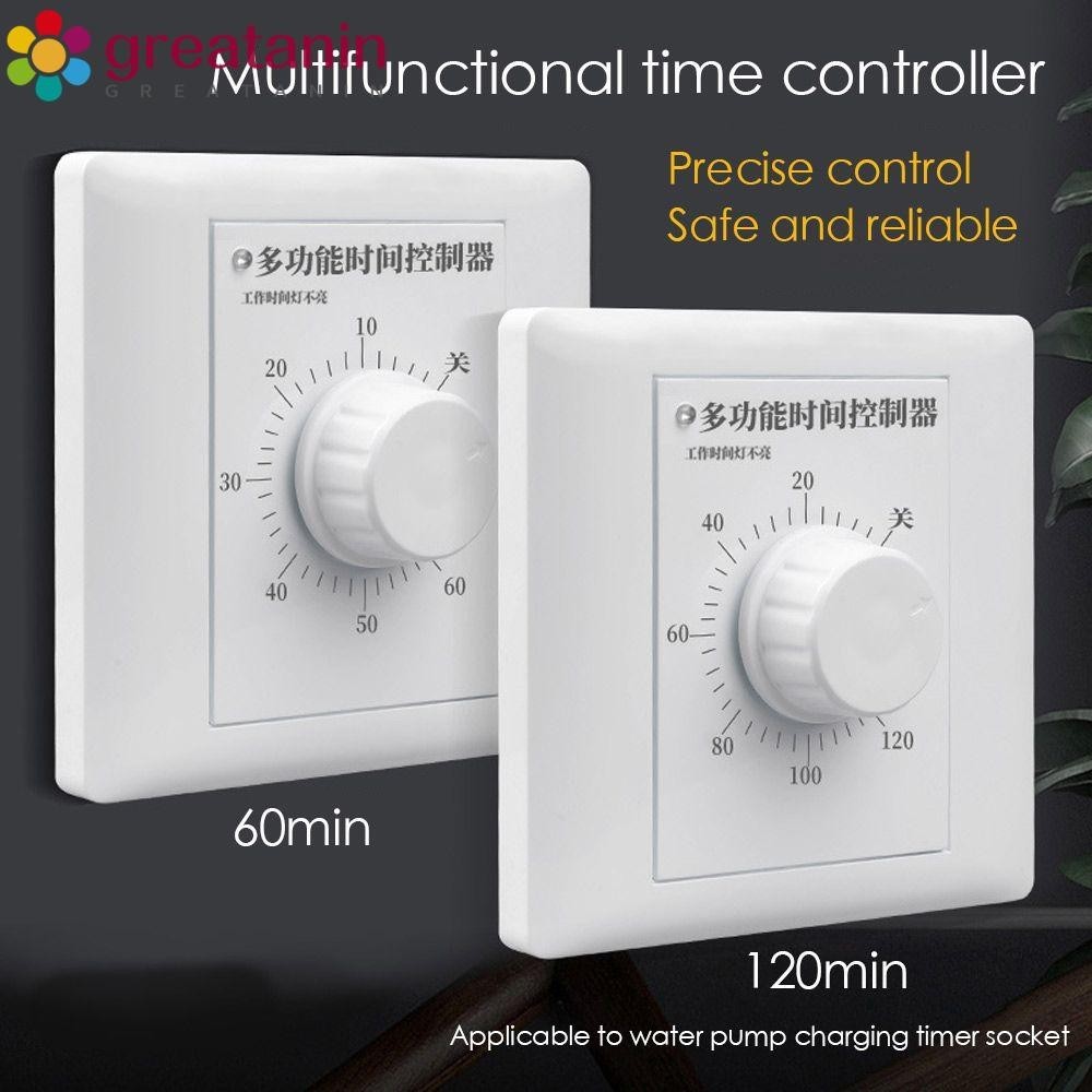 GREATANIN Mechanical Countdown Safe 220V 10A 86*86mm Time Control ...