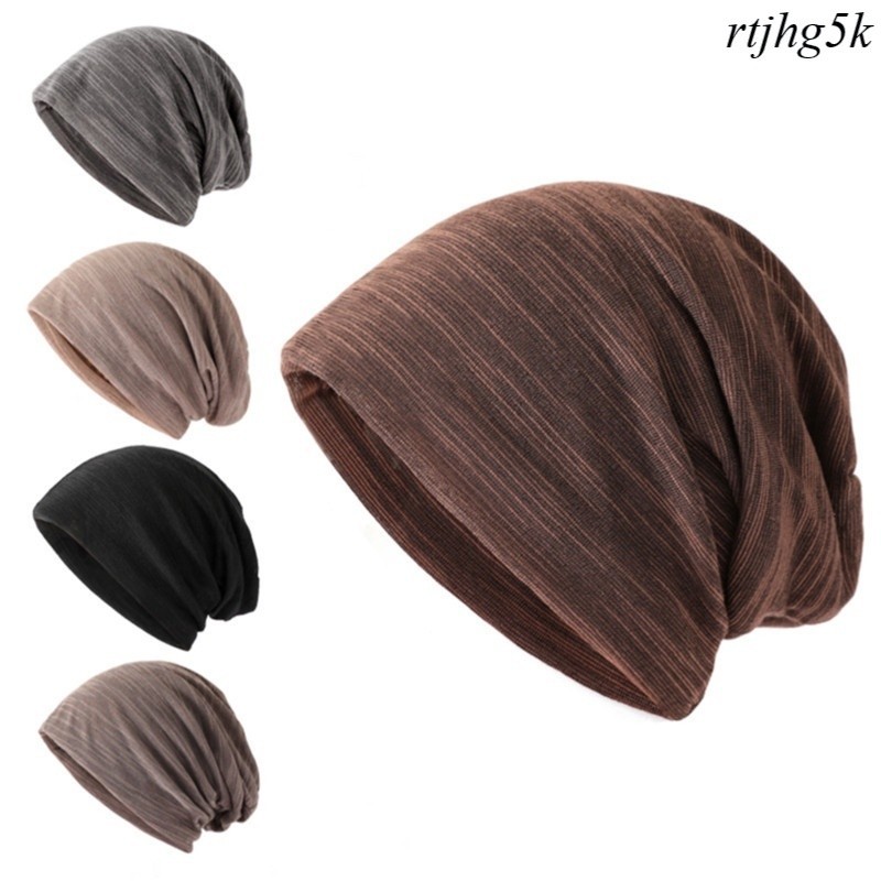 Turban Hats Muslim Hats Summer Breathable Thin Hijab Caps | Shopee ...