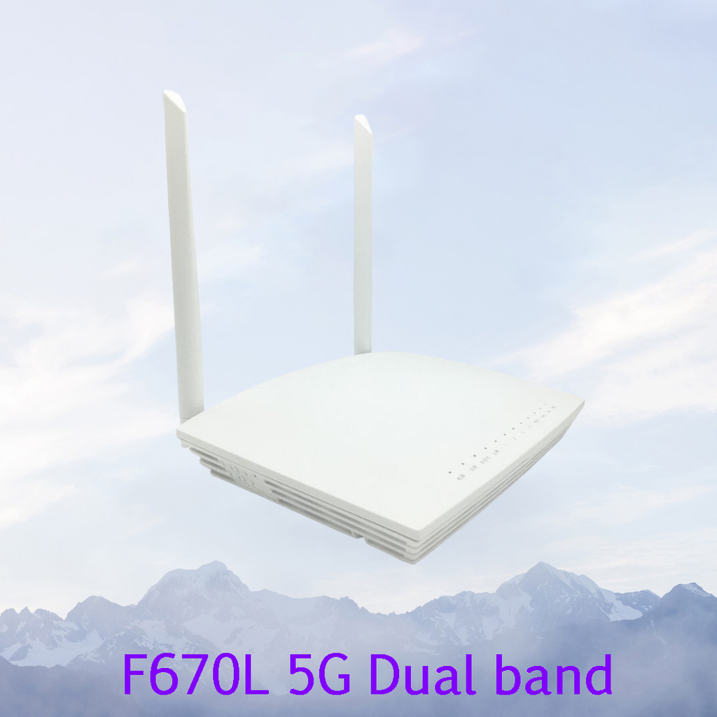 F670L Dual Band 5G ONT English Firmware 4GE+1tel+2usb 5G WIFI UN Fiber ...