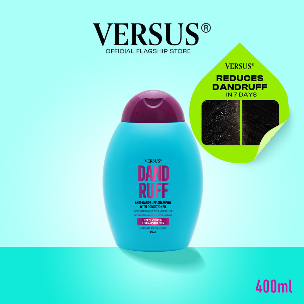VERSUS Dandruff Anti-Dandruff Shampoo With Conditioner 400ML | Shopee ...