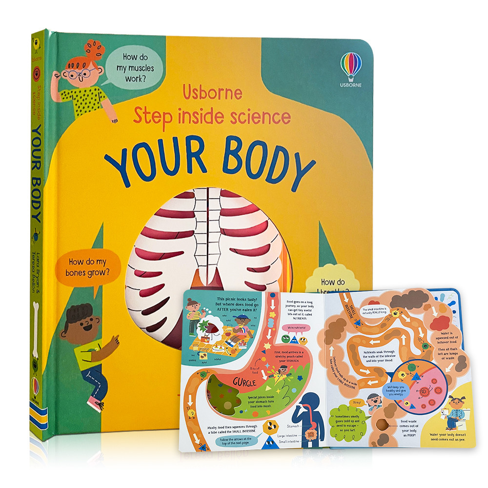 Usborne Step Inside Science Your Body 3D Flap Picture Book Science ...