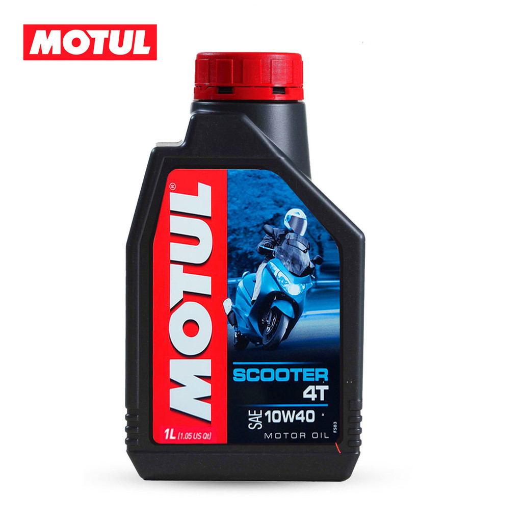 Motul 4-Stroke Motorcycle Oil 10W-40 - Fully Synthetic for Superior ...