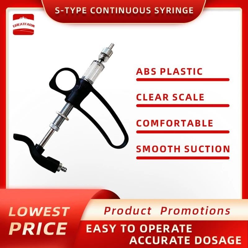1ml Automatic Continuous Syringes Chicken 2ml Dosing Device Tool Pig ...