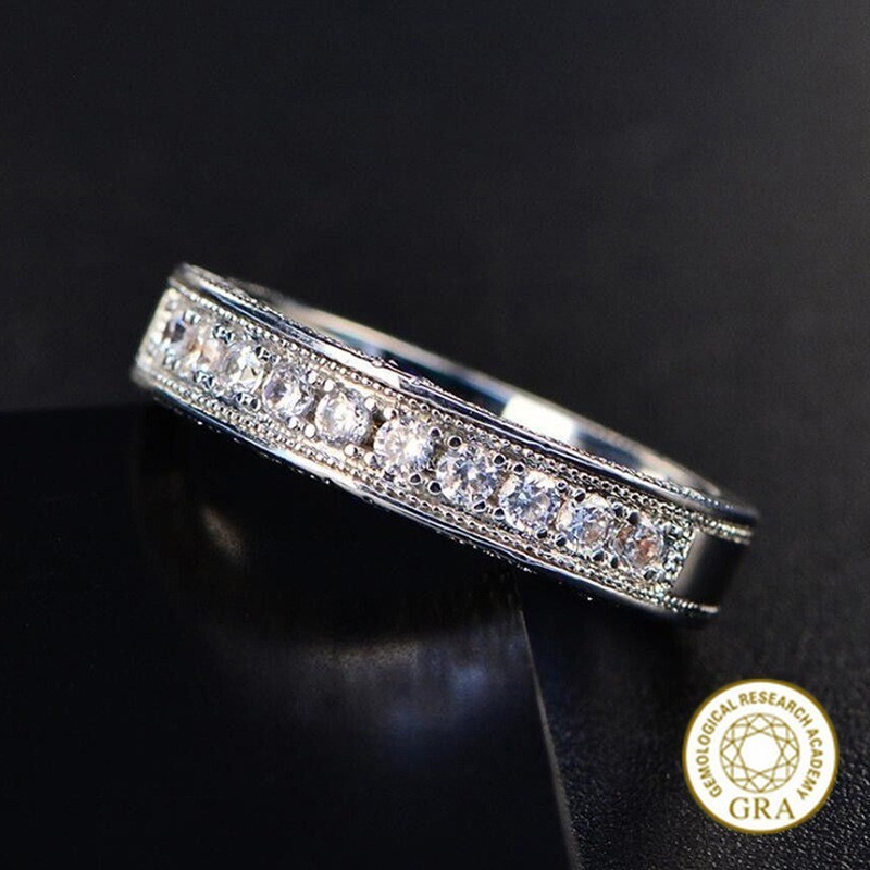 [Free GRA Certificate] Classic Simple Thick Ring Moissanite Couple Ring ...