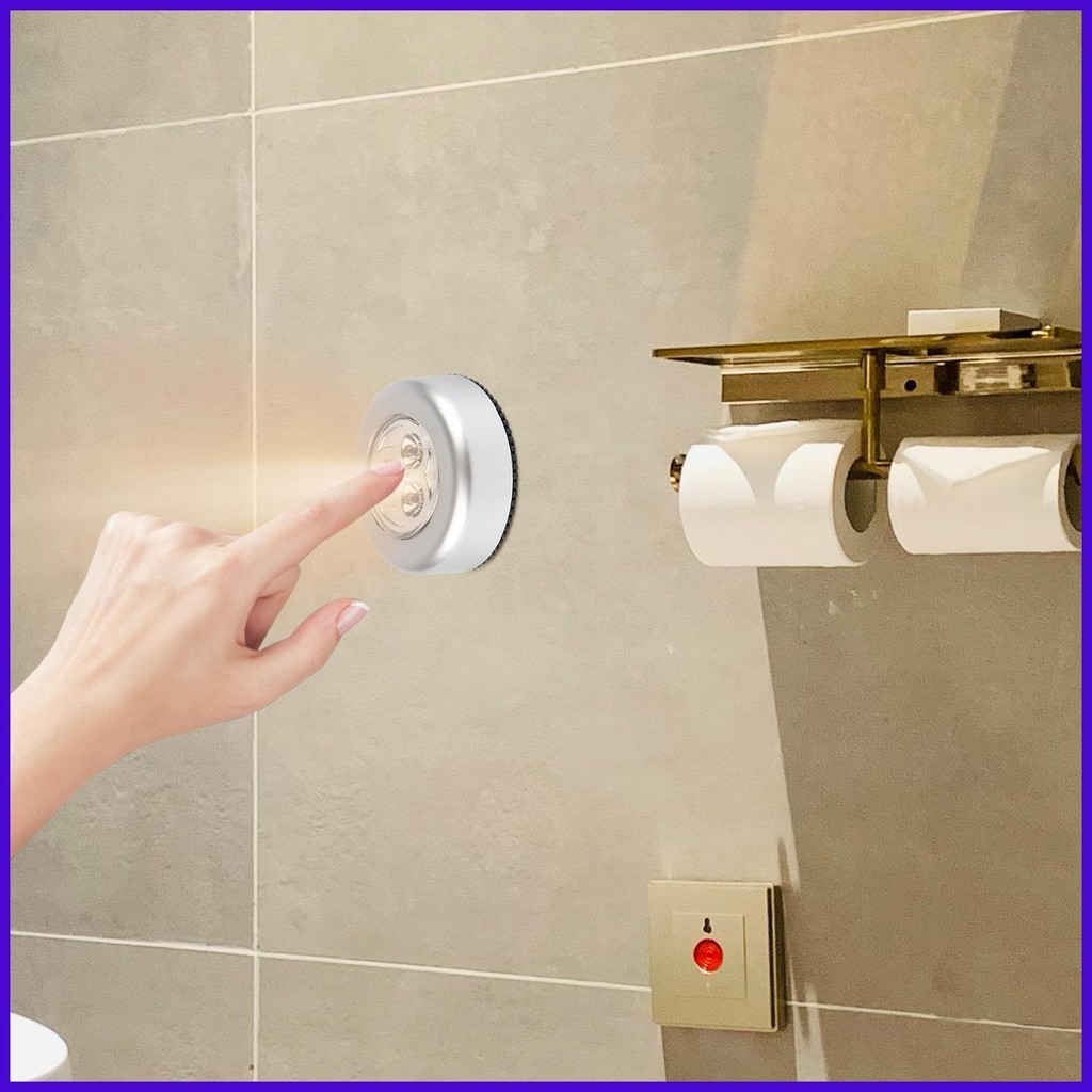 Push Lights Stick On For Closet Led Sticky Night Light Push Tap Lights ...
