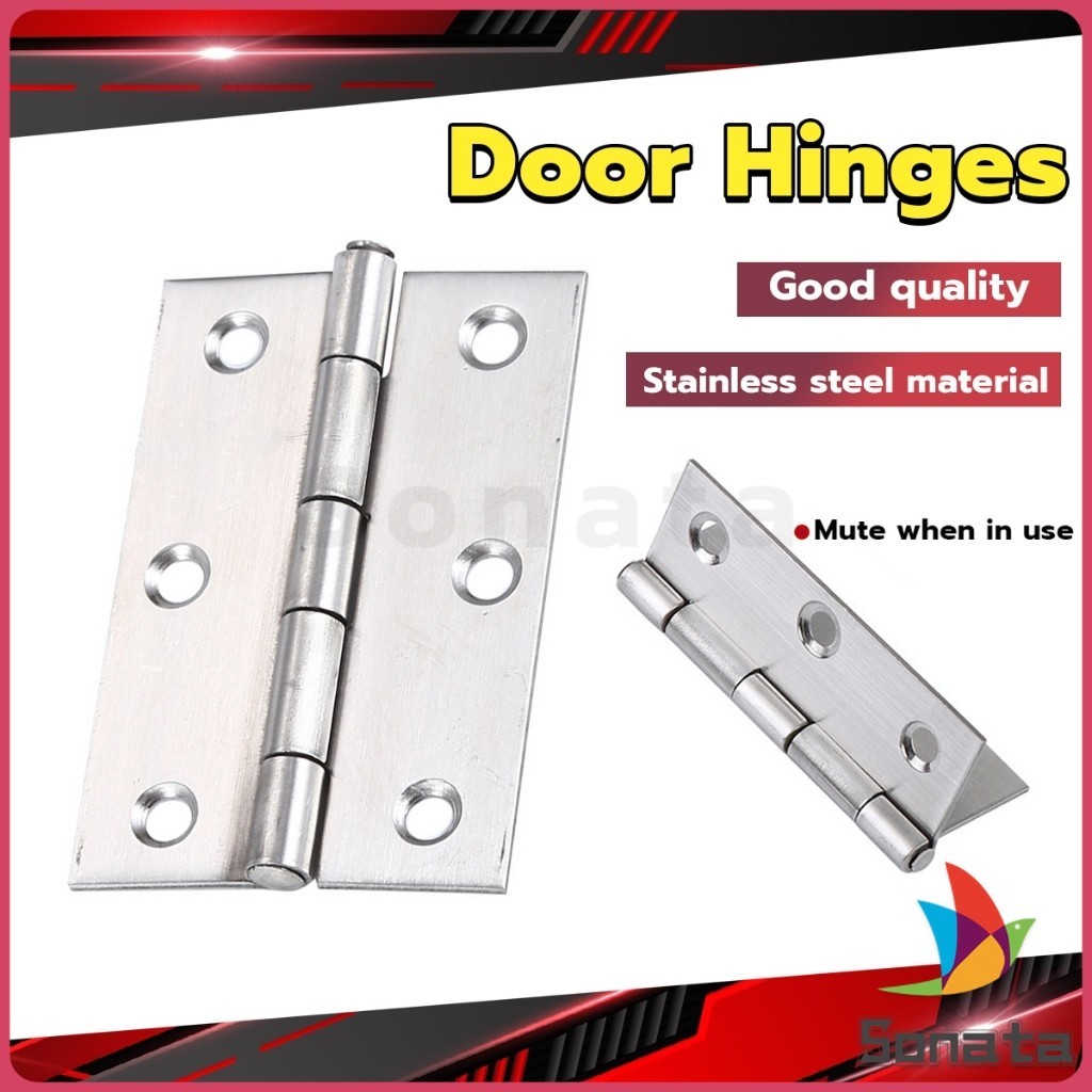 Sonata Stainless steel Door Hinges Flat Hinges Solid Wood Door Hinge ...