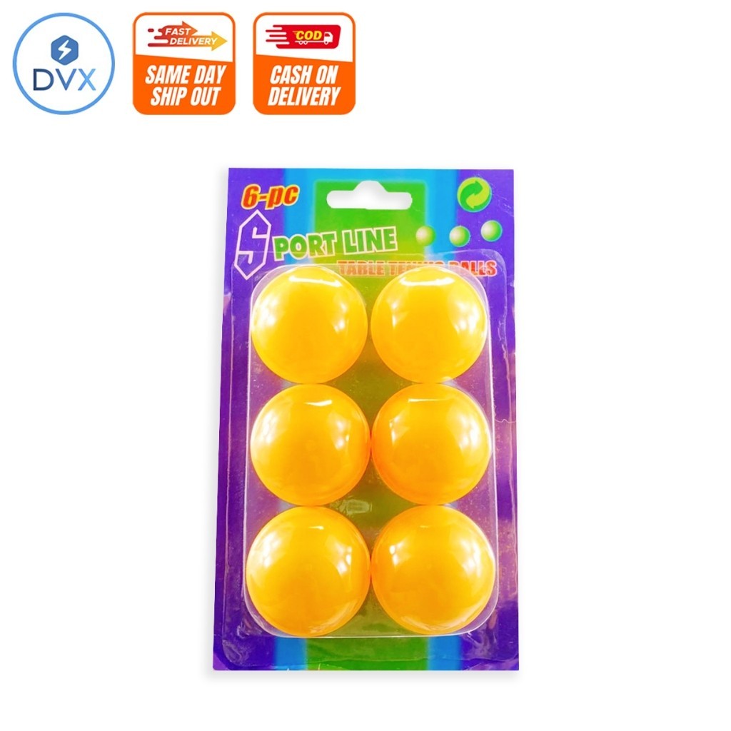 COD DVX #7724 6pcs Table Tennis Balls for Professional and Casual Play ...