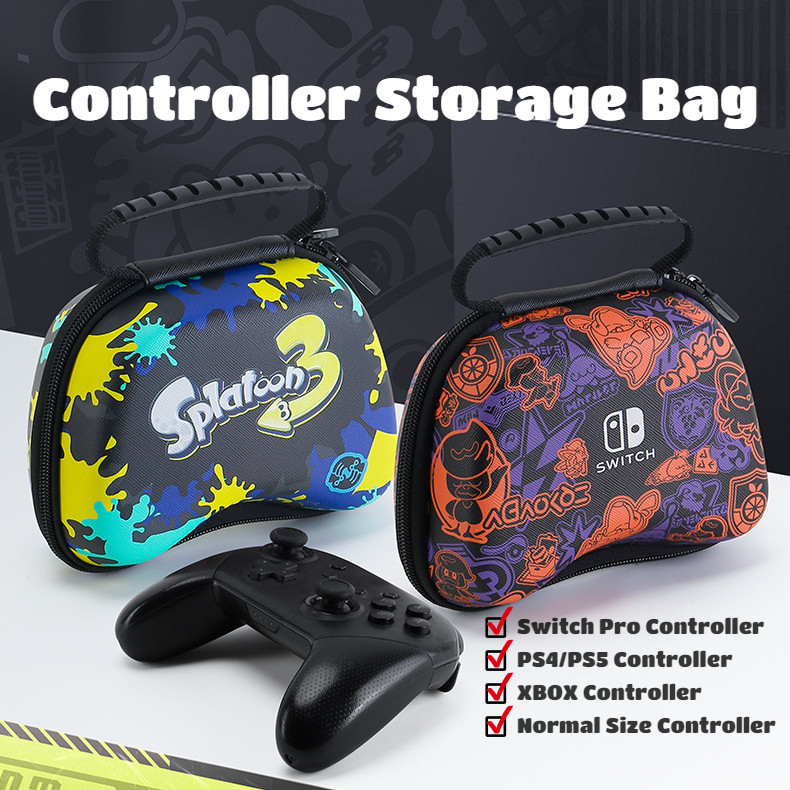 Controller Storage Bag Game Theme for Nintendo Switch Pro Controller ...